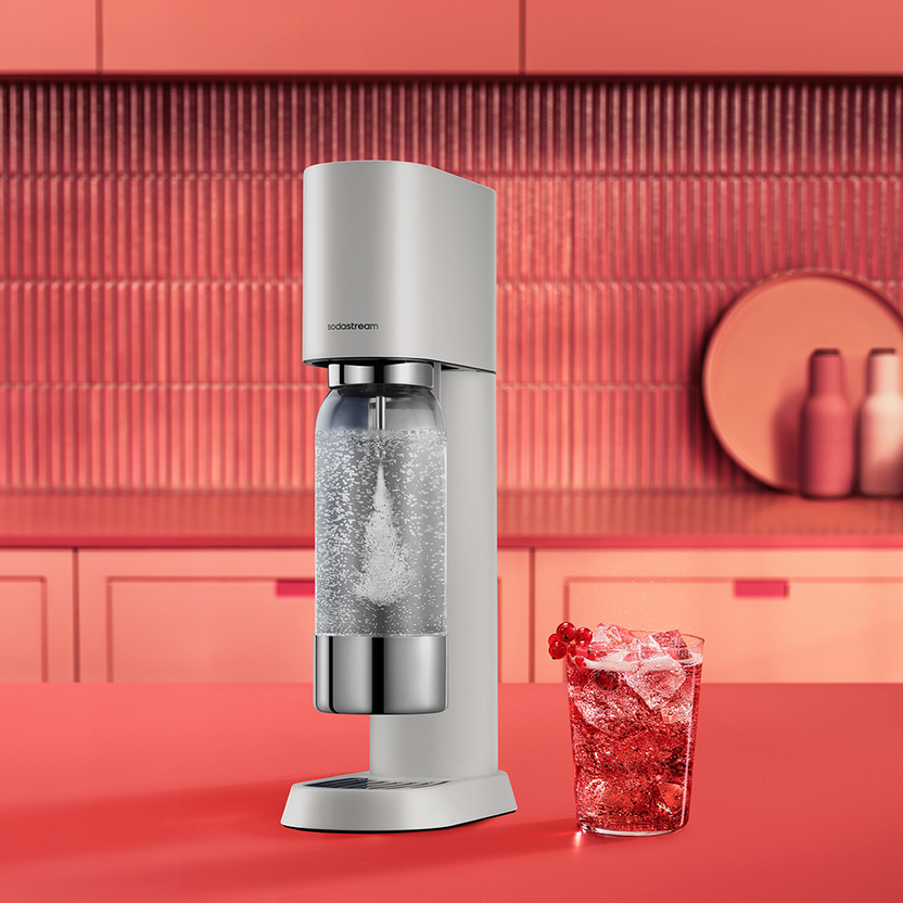SodaStream Ensō Srebrny – Stylowy Saturator Premium z Butelką ...